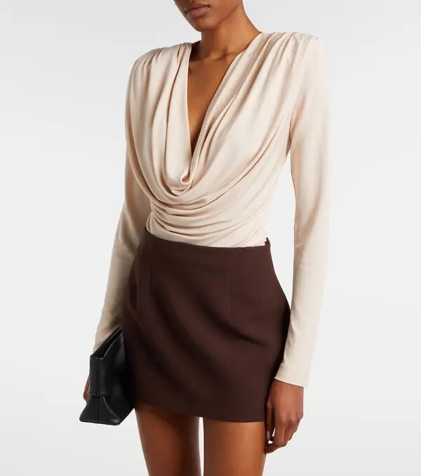 Wardrobe.NYC Draped Cowl Neck Top
