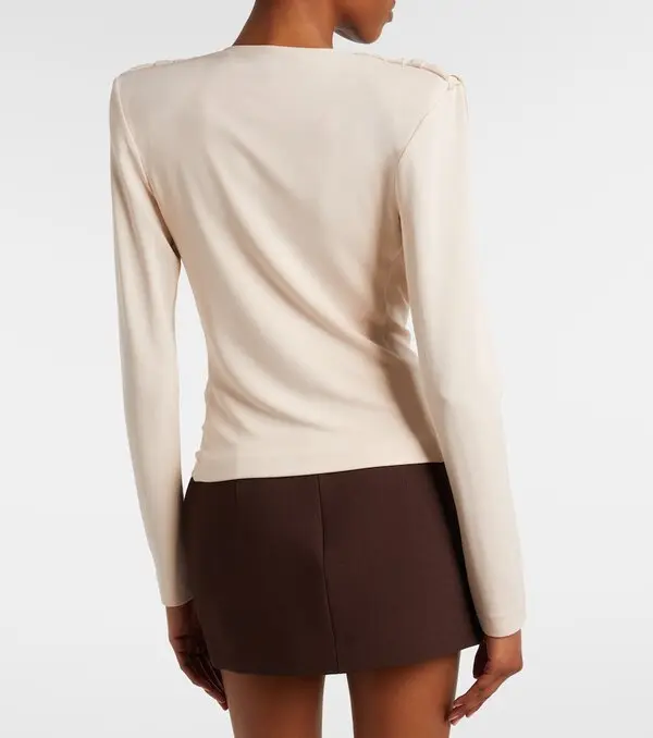 Wardrobe.NYC Draped Cowl Neck Top