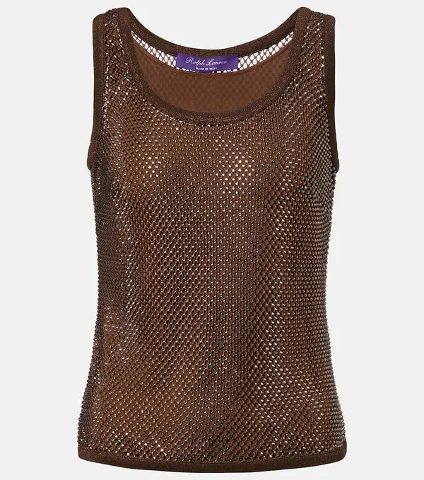 Ralph Lauren Melony Embellished Top - Brown