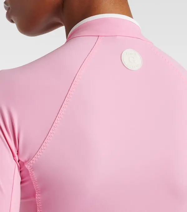 Hunza G Tyra Rashguard Swimsuit - Pink