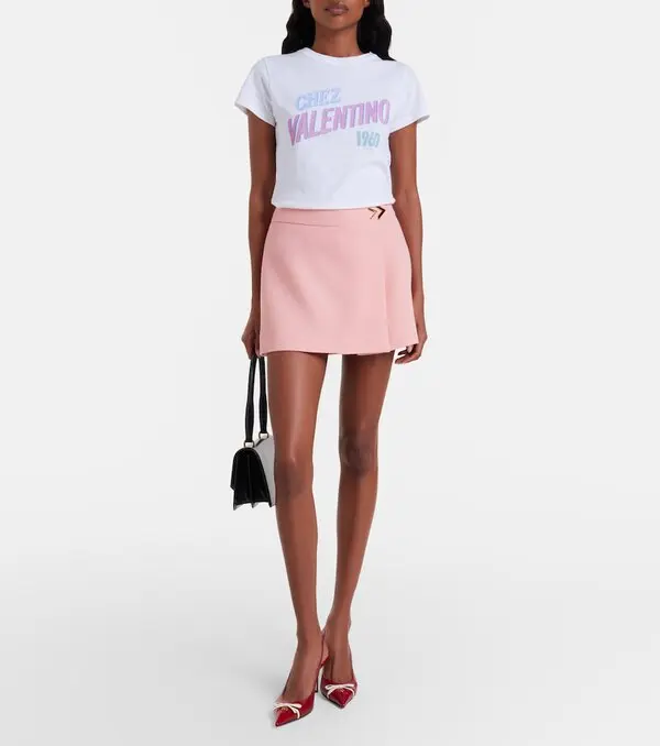 Valentino Garavani Chez Cotton Jersey T-shirt - White