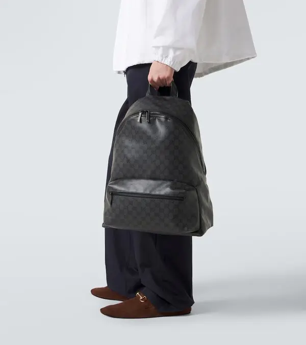 Gucci Gg Canvas Medium Backpack