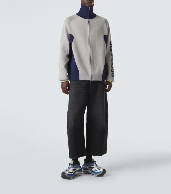 Balenciaga Cotton-blend Zip-up Cardigan