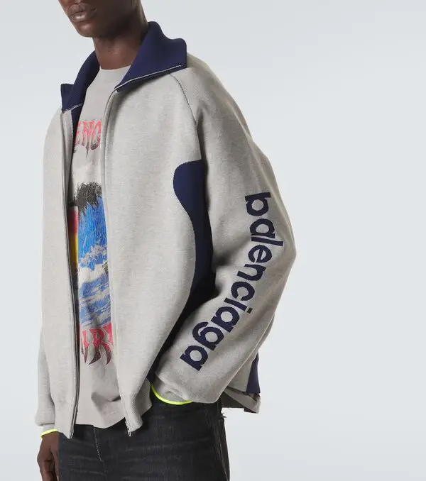 Balenciaga Cotton-blend Zip-up Cardigan