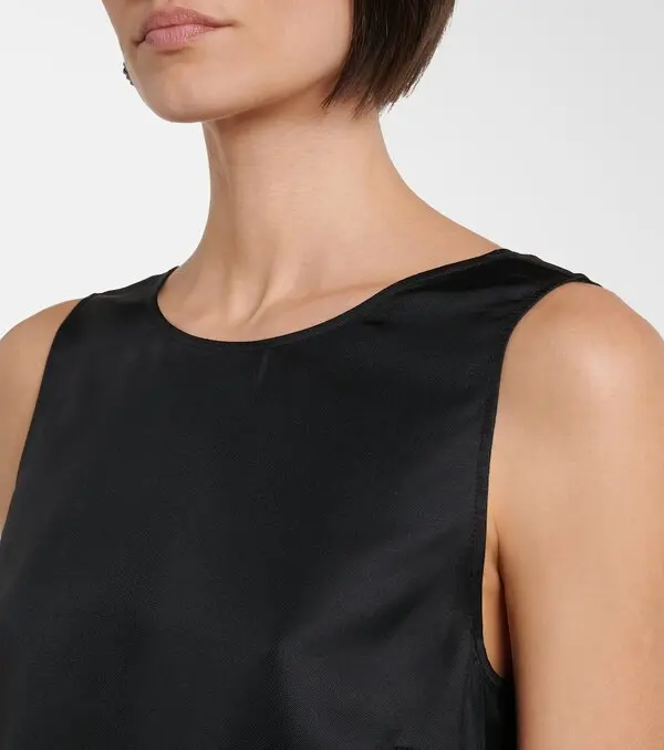Loulou De Saison Gema Silk Top - Black