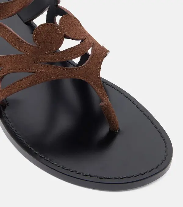 Emilio Pucci Suede Gladiator Sandals