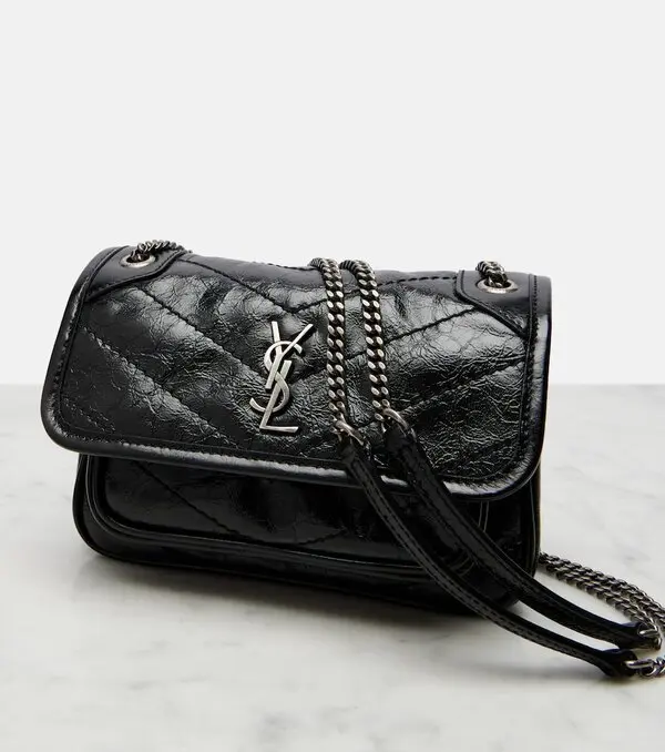 Saint Laurent Niki Mini Shoulder Bag - Black