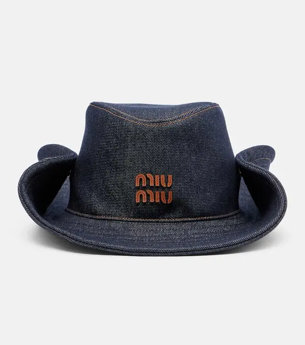 Miu Miu Denim Cowboy Hat