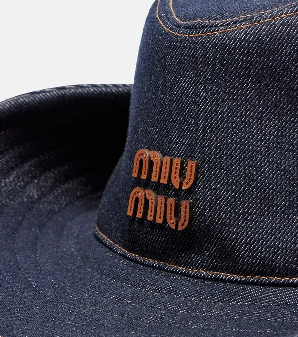Miu Miu Denim Cowboy Hat
