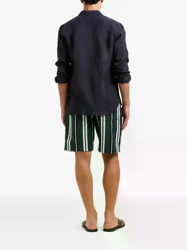 Orlebar Brown Trevone Striped Cotton Shorts