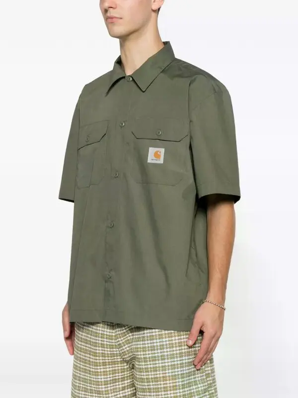 Carhartt Work In Progress Craft Logo-patch Short-sleeve Shirt