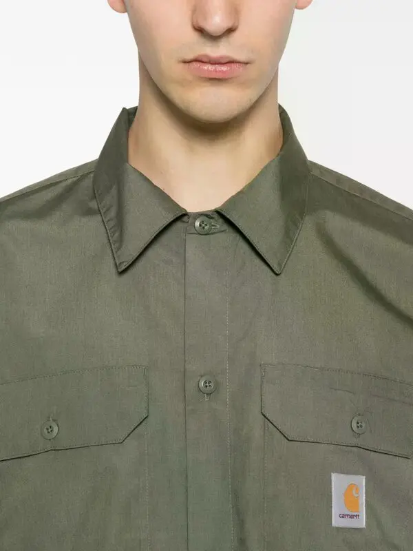 Carhartt Work In Progress Craft Logo-patch Short-sleeve Shirt