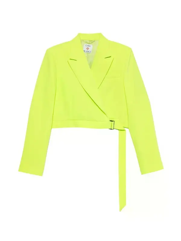 Casablanca Buckled Jacket - Green