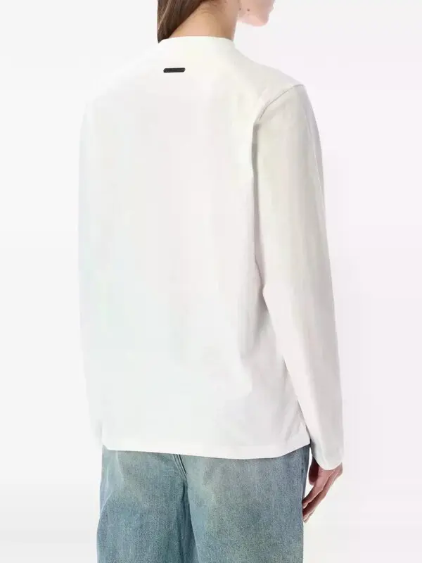 Fear Of God Logo Print Long Sleeve T-shirt