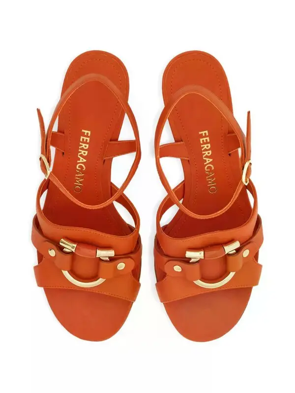 FERRAGAMO Gancini Ornament Sandals