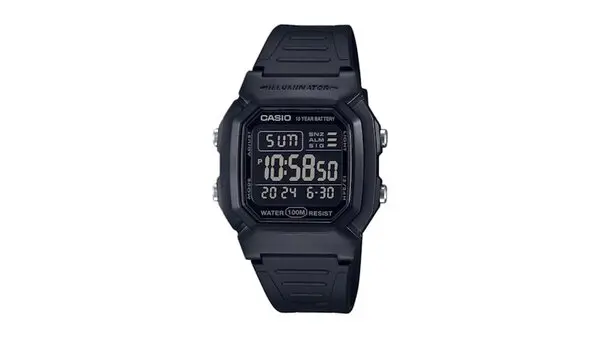 Casio Digital Watch With Black Dial