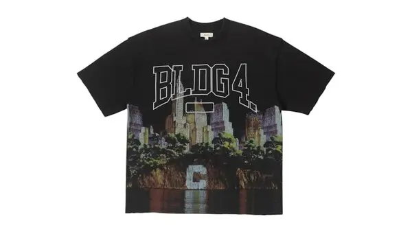 BLDG4 Big C Short Sleeve Knit T-shirt
