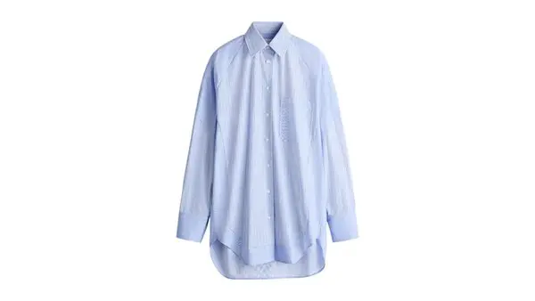 H&m X Stella Mccartney Oversized Panelled Poplin Shirt