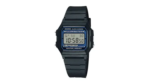 Casio Illuminator Digital Watch With Blue Backlight - Rubber