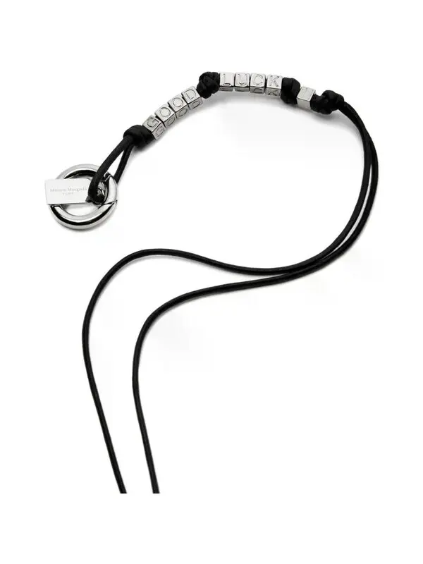 MAISON MARGIELA Letters Keyring - Black