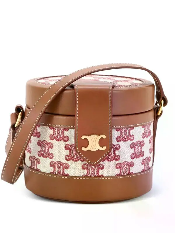 Celine Tambour Bag Triomphe Canvas Small Crossbody Bag
