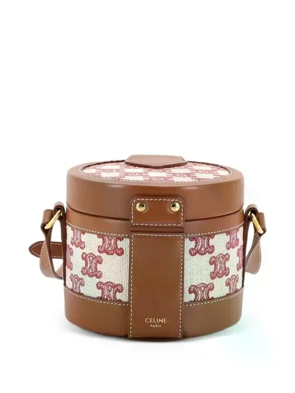 Celine Tambour Bag Triomphe Canvas Small Crossbody Bag