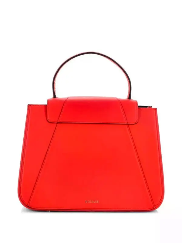Versace Virtus Top Handle Bag Leather Medium Satchel