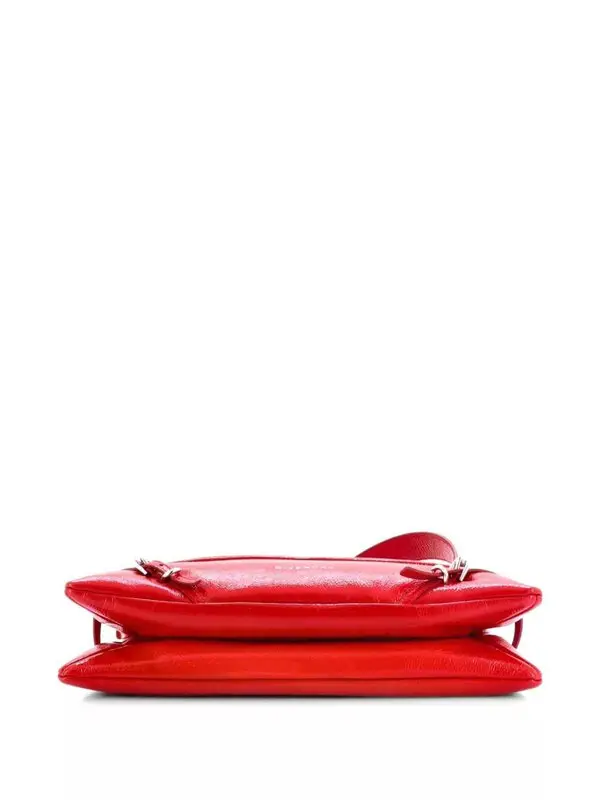 Givenchy Voyou Flap Bag Patent Small Shoulder Bag - Red