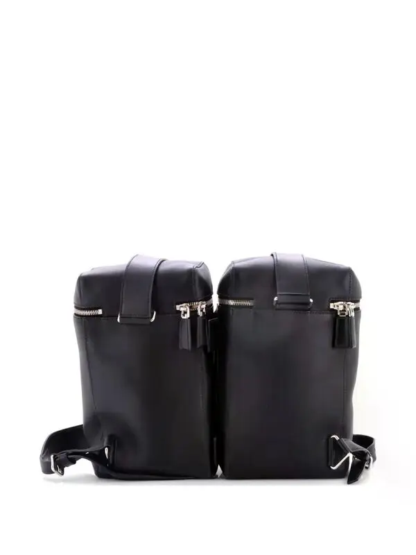 Prada Twin Pocket Leather Backpack