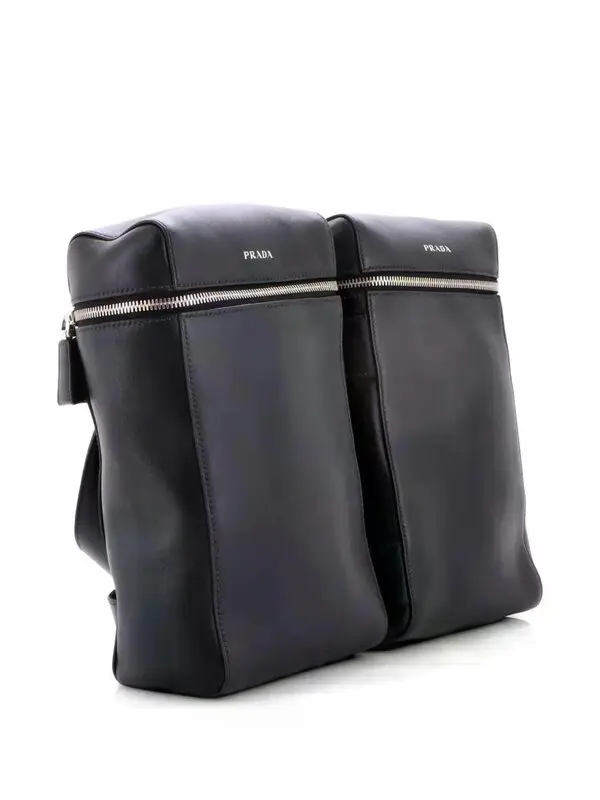Prada Twin Pocket Leather Backpack