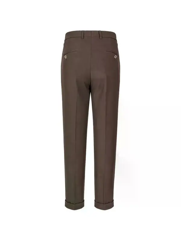 GTA Pleated Front Turned-up Trousers
