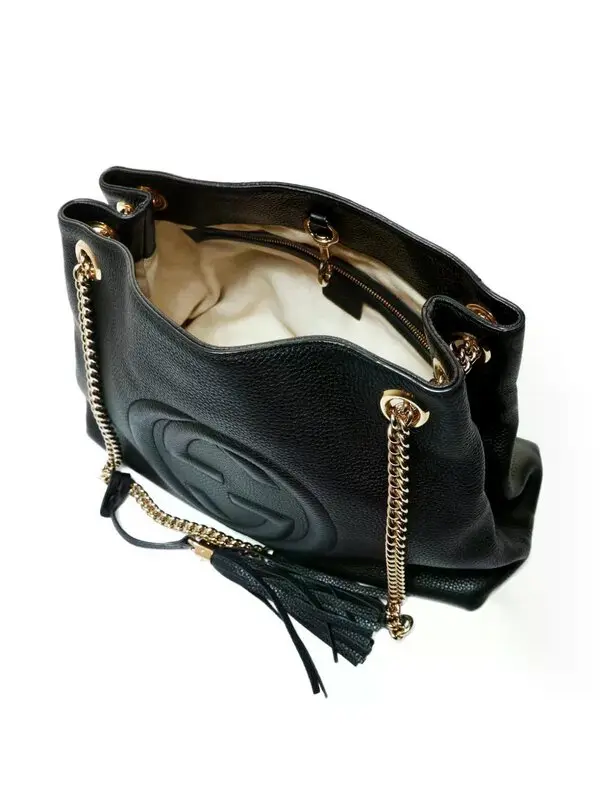 Gucci Soho Chain Shoulder Bag - Black