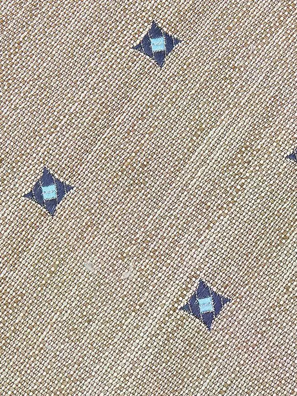Dunhill Diamond-patterned Silk-linen Tie
