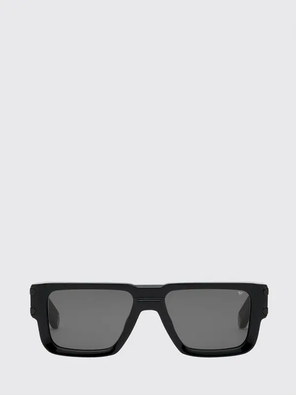 Philipp Plein Eagle Aviator Acetate Sunglasses With Lettering Logo