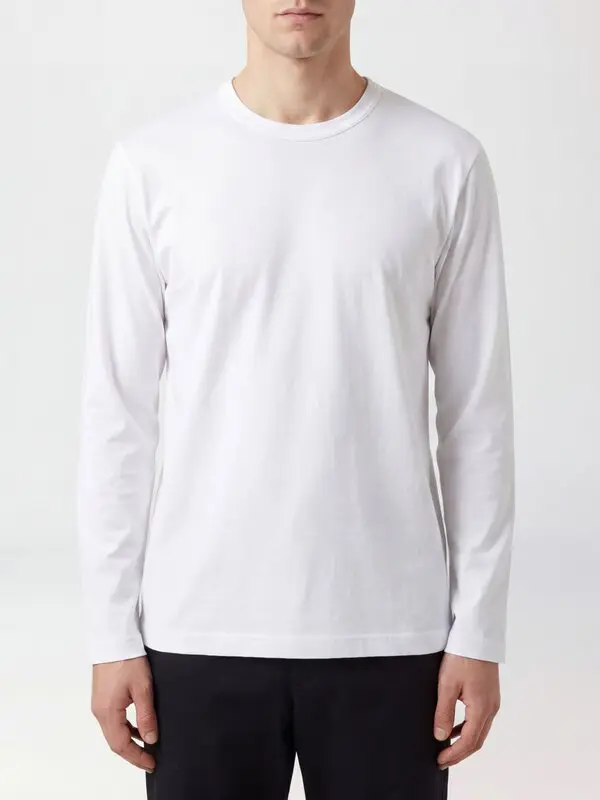Comme Des Garçons Long Sleeve Crew Neck T-shirt - White