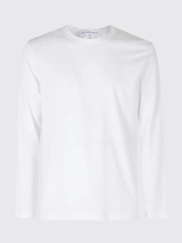 Comme Des Garçons Long Sleeve Crew Neck T-shirt - White