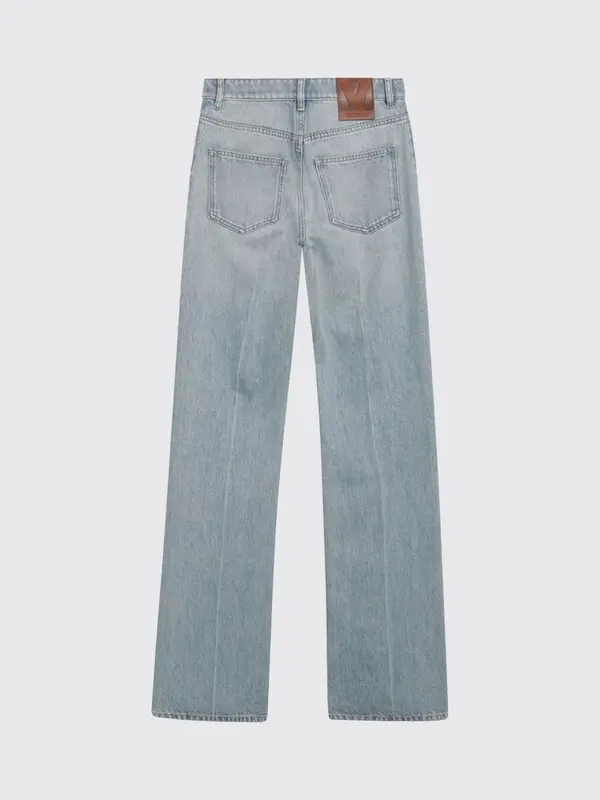 Valentino Garavani High Waisted Wide Leg Jeans