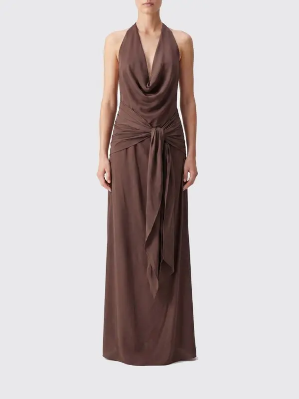 Federica Tosi Halterneck Maxi Dress
