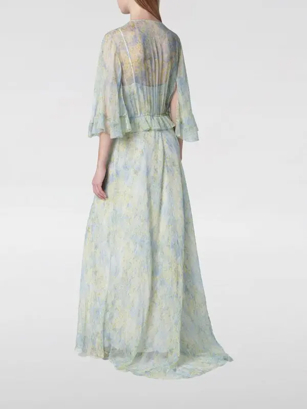 Alberta Ferretti Printed Maxi Dress