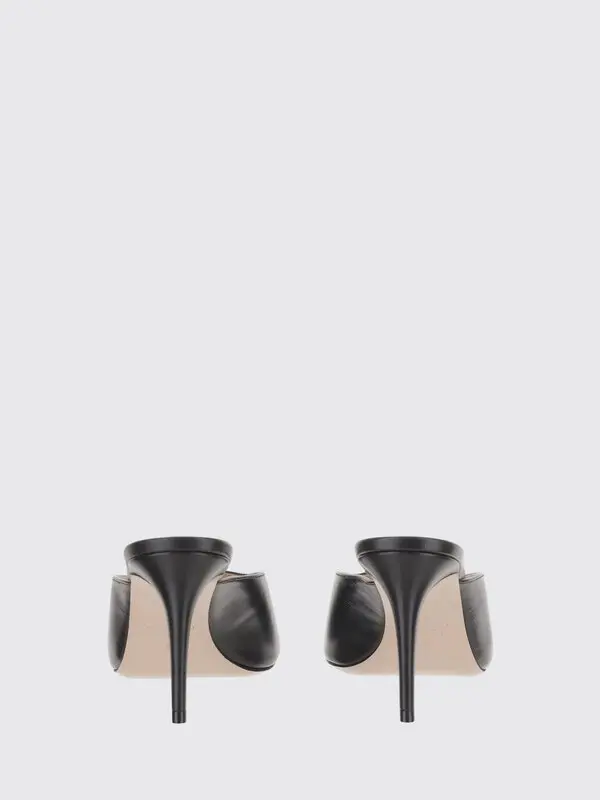Valentino Garavani Vlogo Signature Leather Mules - Black