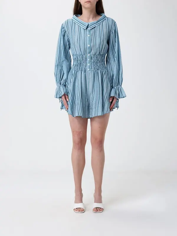 Pinko Striped Button-up Dress
