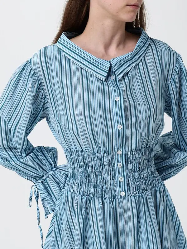 Pinko Striped Button-up Dress