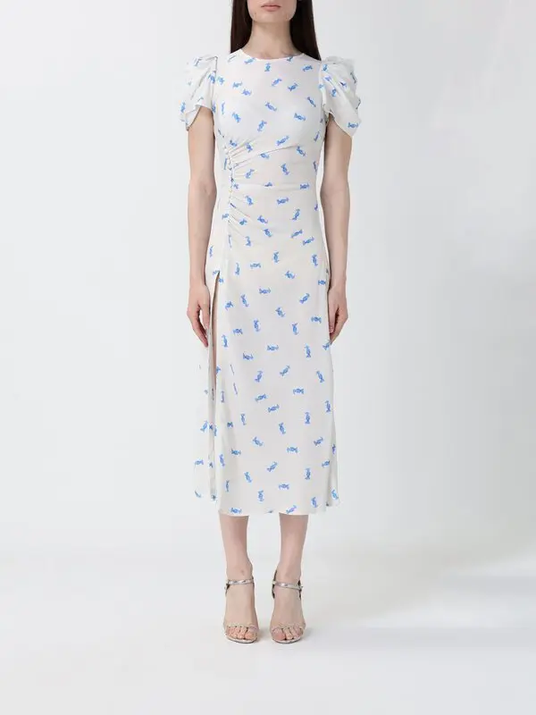 MAR DE MARGARITAS Printed Dress - White