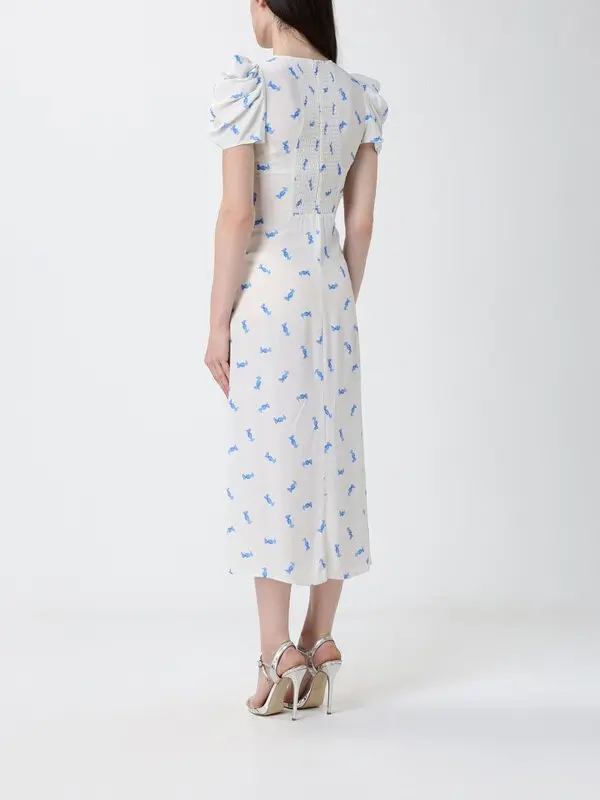 MAR DE MARGARITAS Printed Dress - White