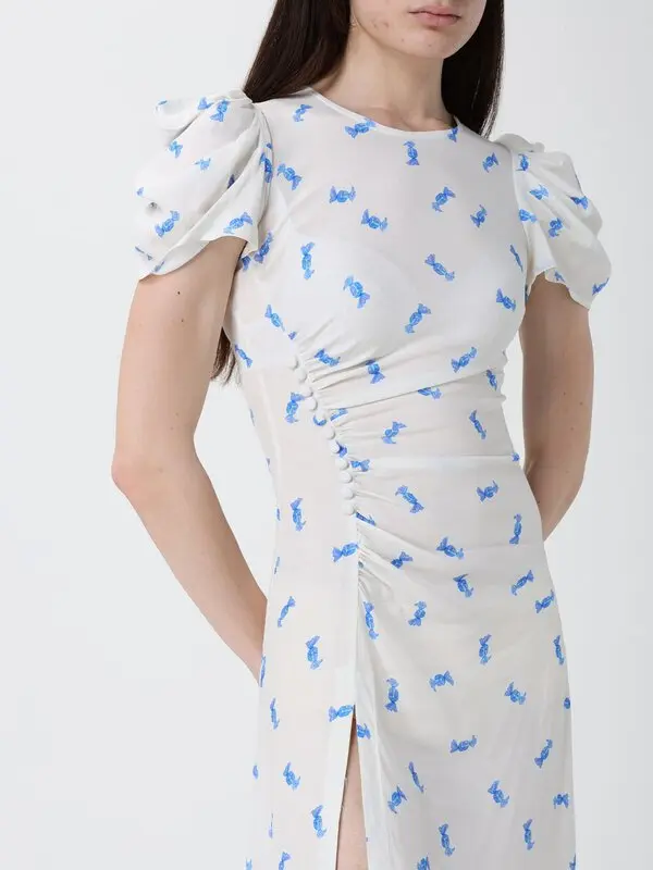 MAR DE MARGARITAS Printed Dress - White
