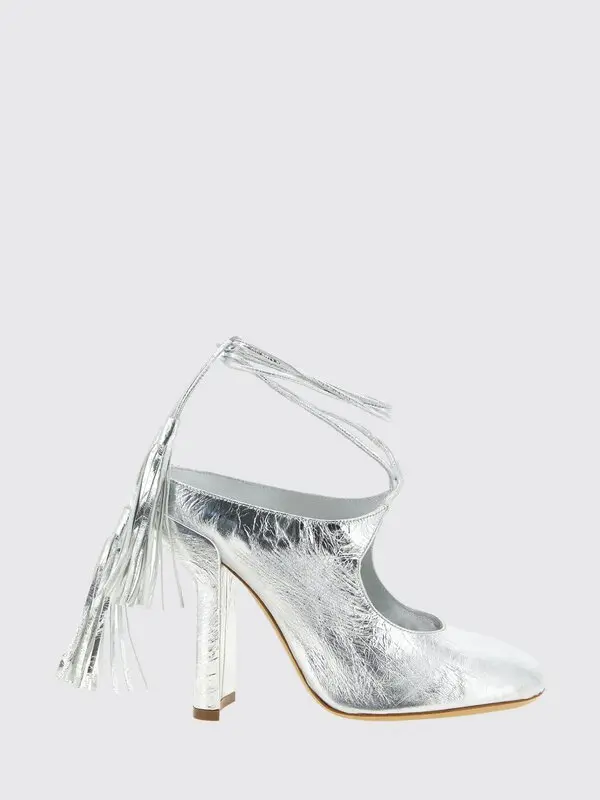 Dries Van Noten Metallic Fringe Pumps
