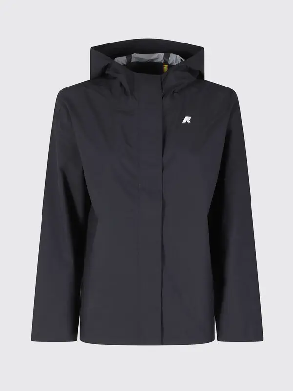 K-WAY Hooded Jacket - Black