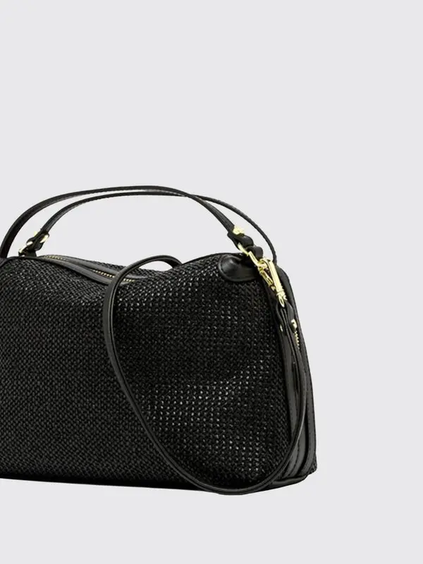 GIANNI CHIARINI Alifa Crochet Raffia And Leather Bag