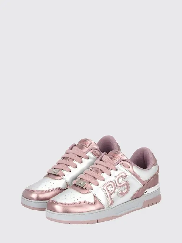 PLEIN SPORT Viper Ii Laminated Leather Sneakers