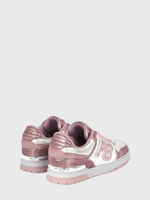 PLEIN SPORT Viper Ii Laminated Leather Sneakers